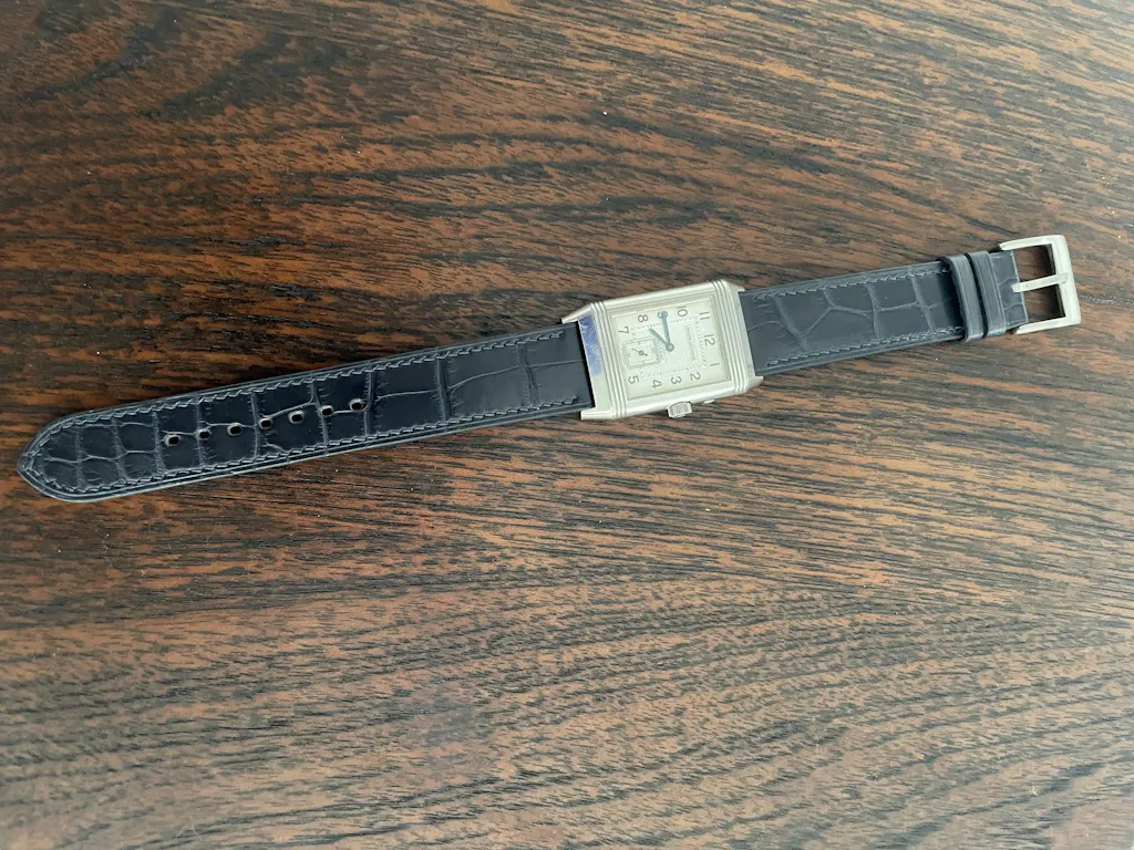 Midnight Blue Alligator Leather Watch Strap | Handdn - Bespoke Watchstraps