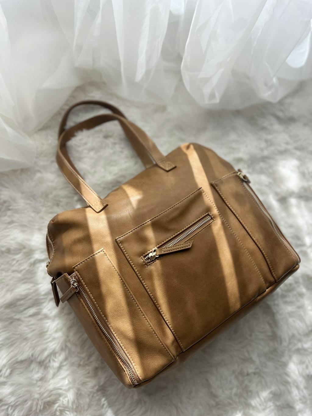 Chelsea Convertible Nappy Bag | Backpack to Tote | Vegan Leather ...