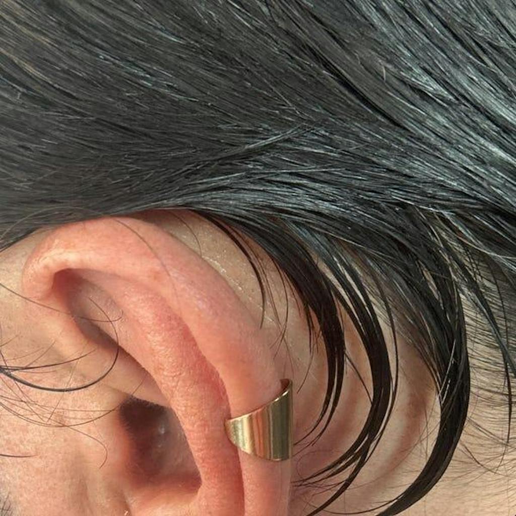 Shield Ear Cuff, Gold Fill, Rose Gold Fill, or Sterling Silver – Hannah ...