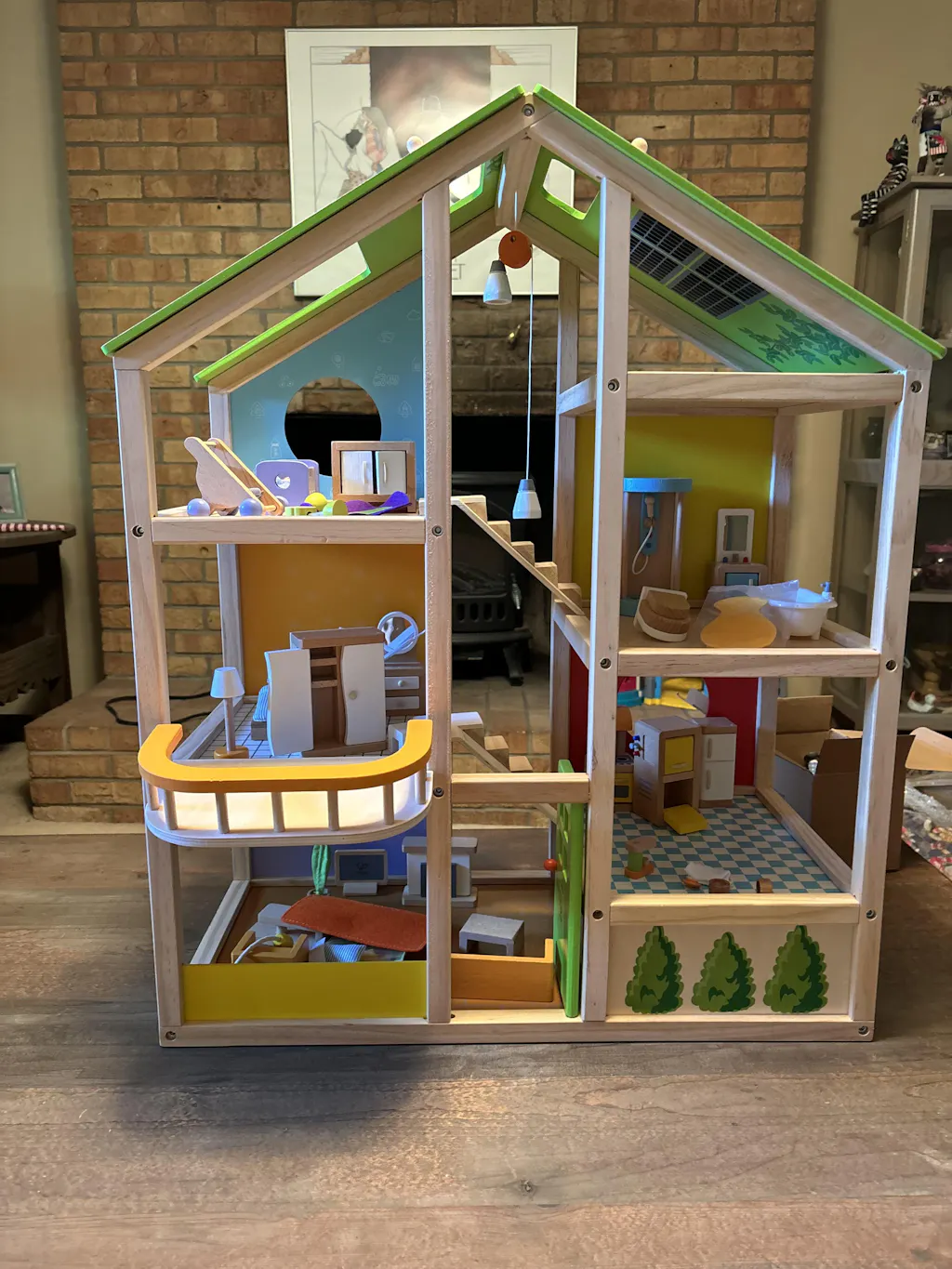 Hape All Seasons Kids Wooden Dollhouse - Hape Toys (Hape International ...