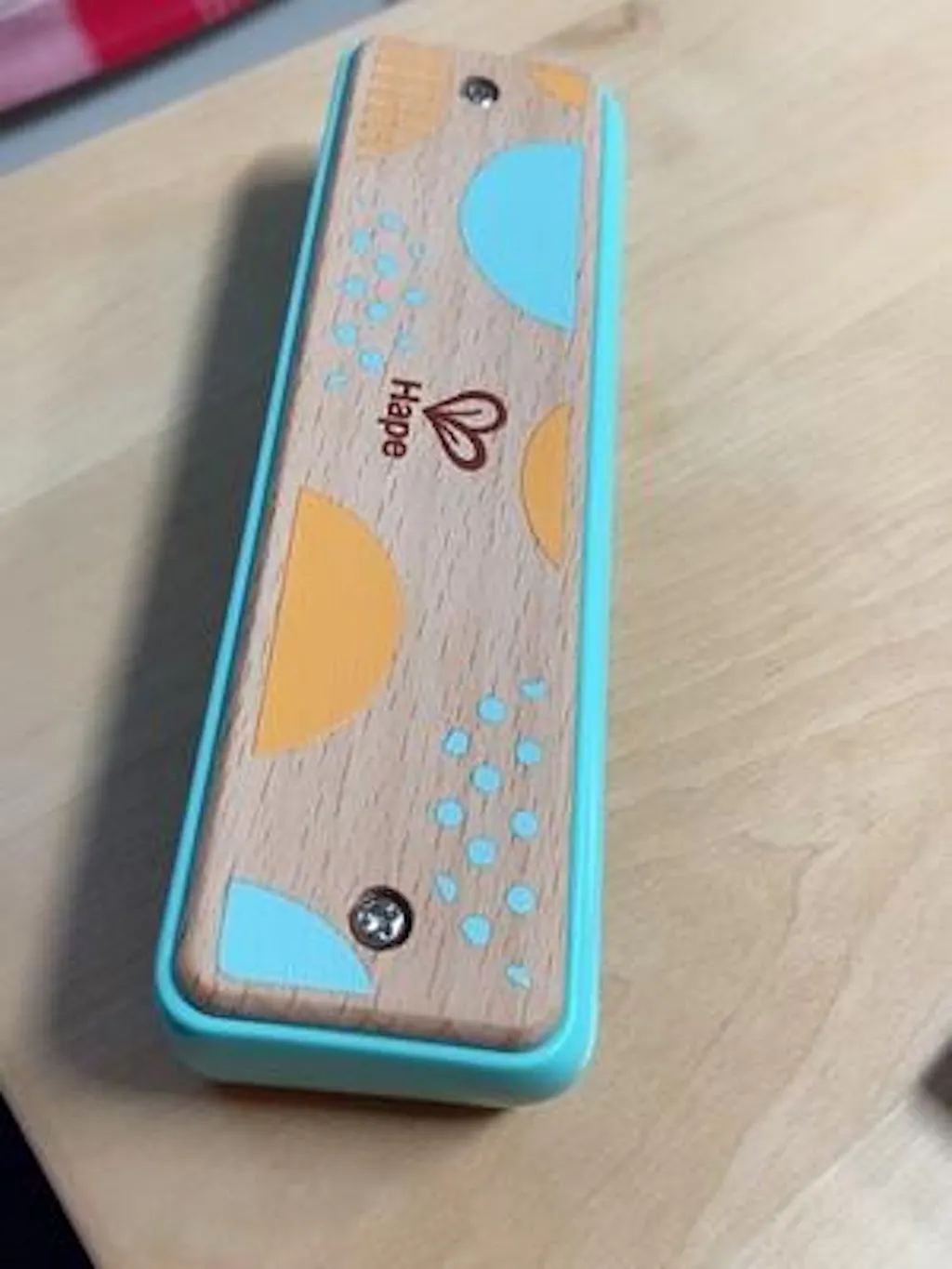 Hape Blues Harmonica 10 Hole Wooden Musical Instrument – HapeToys