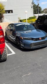 Happy Endings Windshield Banner | Rising Sun | Car Decal