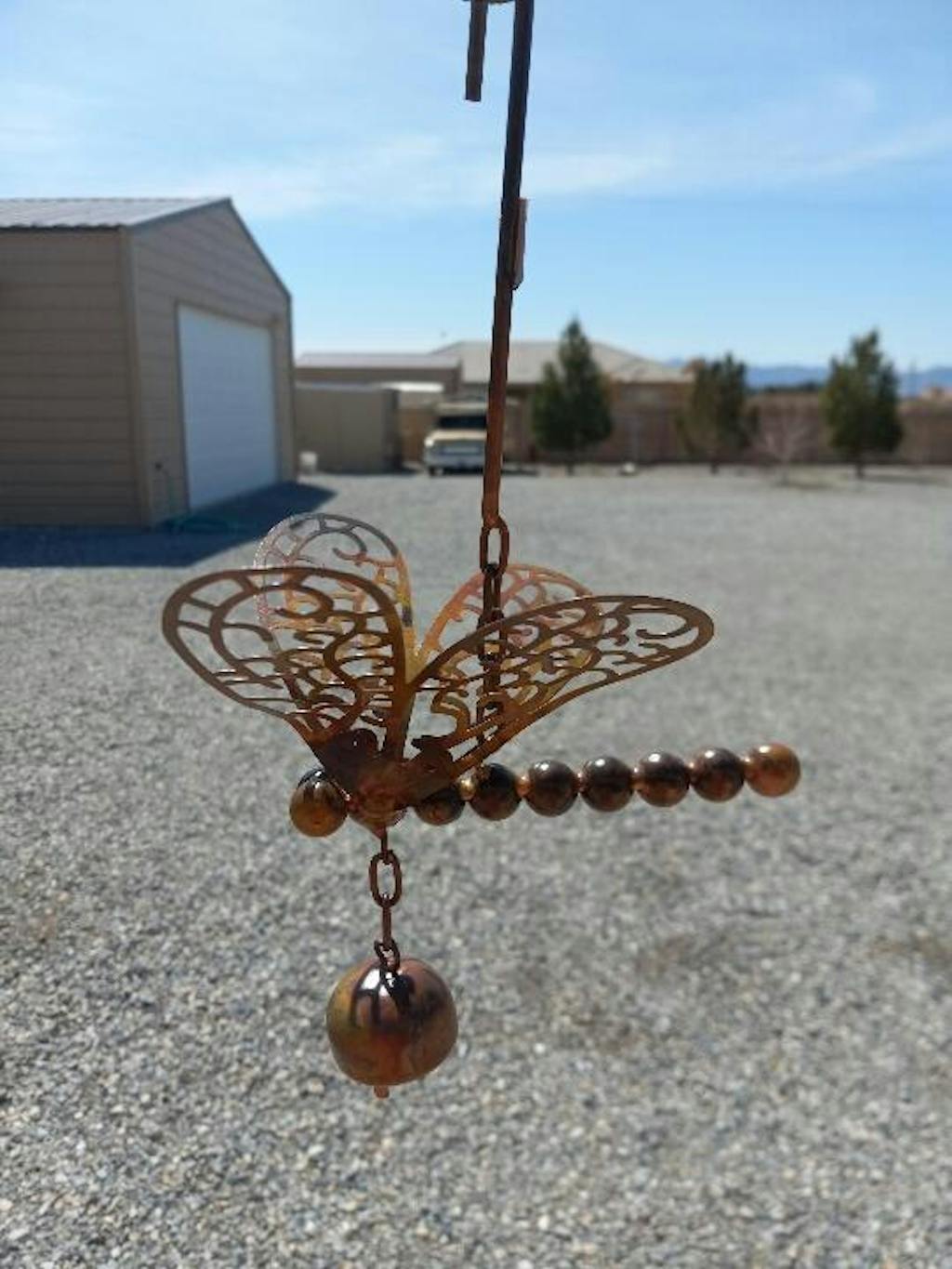 Bell Ornament - Hanging Dragon Fly