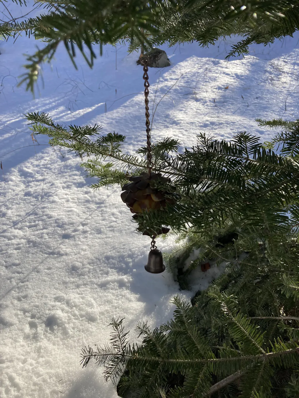 Bell Ornament - Pine Cone