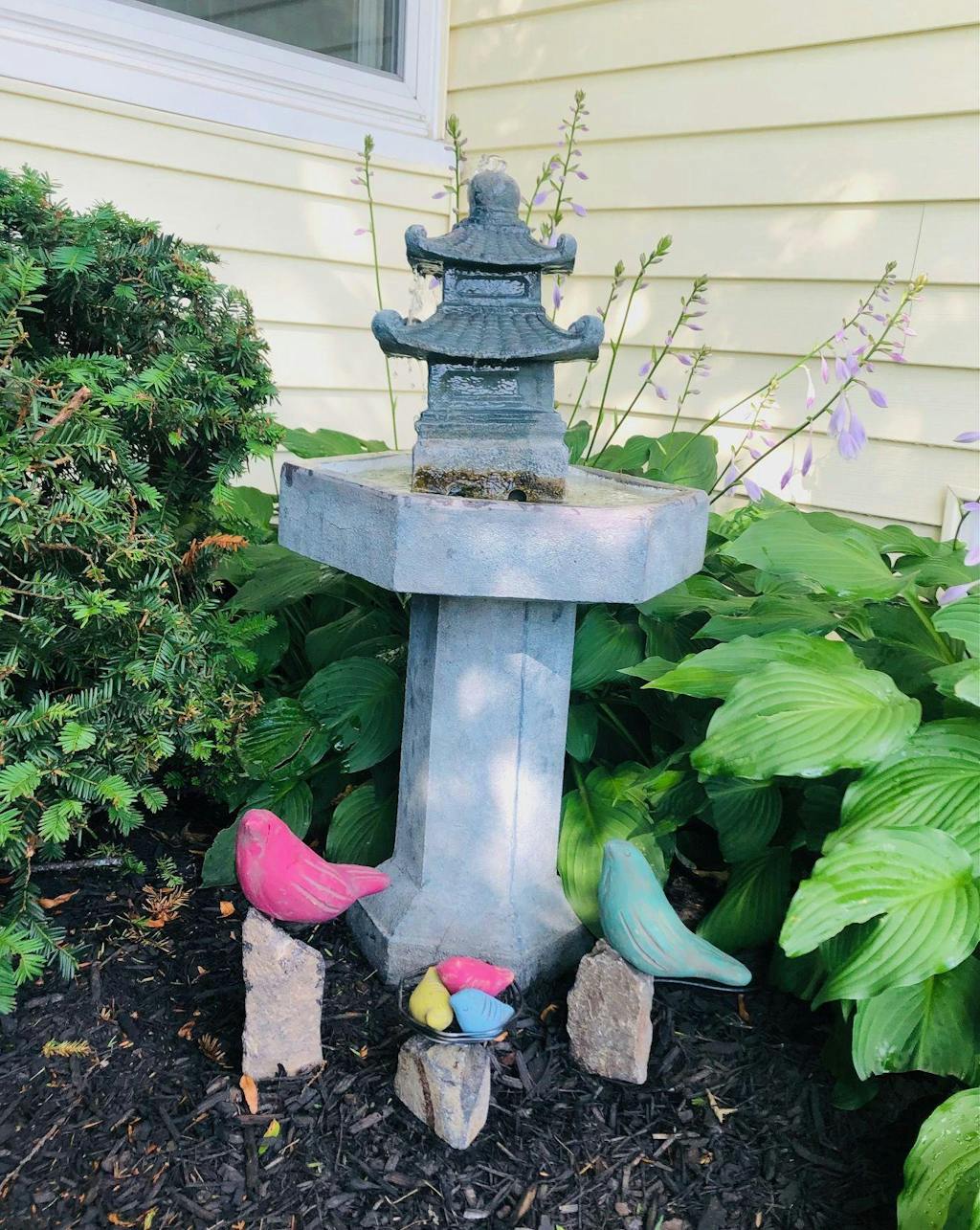 Garden Statue - Birds on Rocks Set of 3 – Happy Gardens