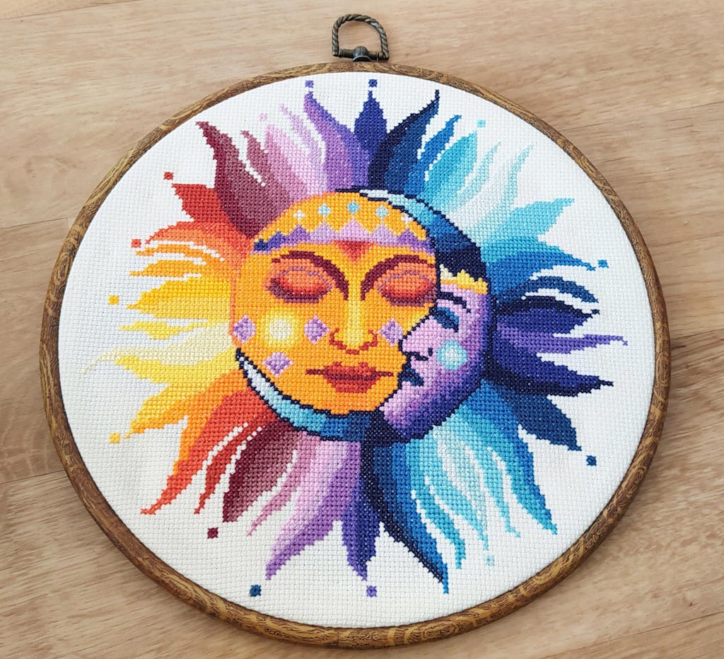 Sun & Moon Cross Stitch Pattern PDF, Happy x Craft – Happy x craft
