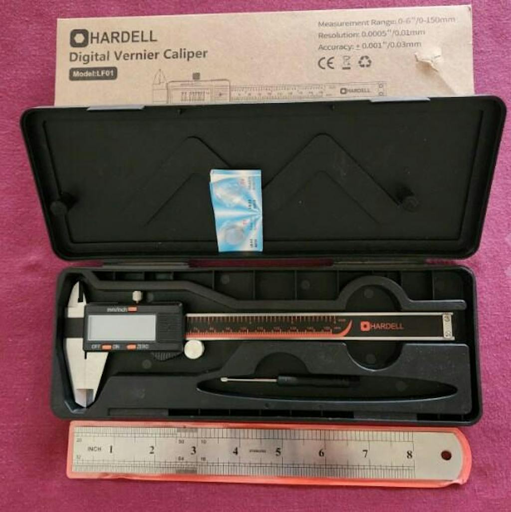 Professional 6-Inch Stainless Steel Measurement Caliper – Hardell