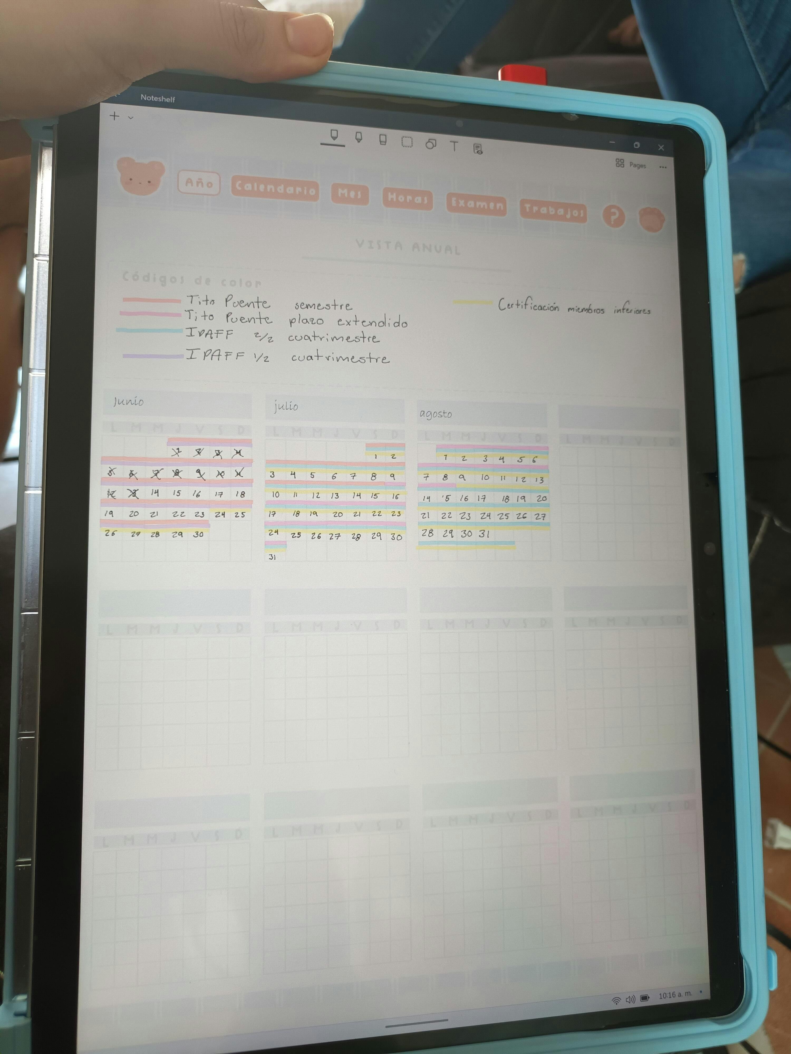 Study planner digital: Planificador de estudio | HardPeach
