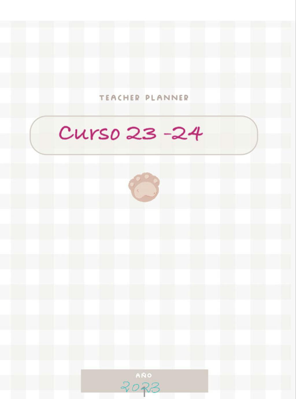 Agenda y cuaderno del profesor digital | Teacher planner – HardPeach