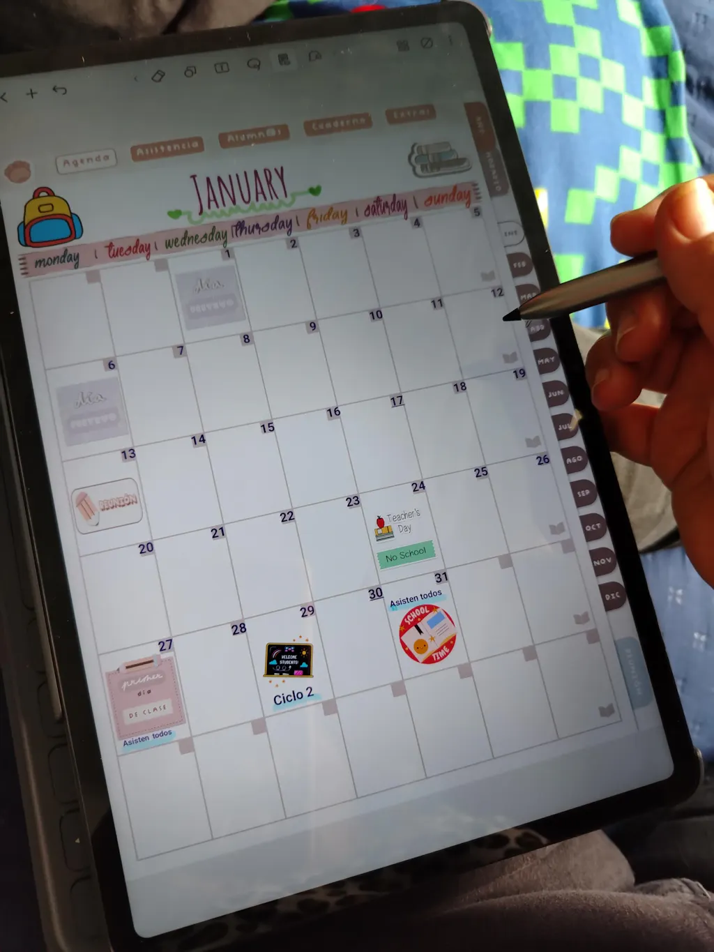 Agenda digital docente y cuaderno del profesor para tablets y más ...