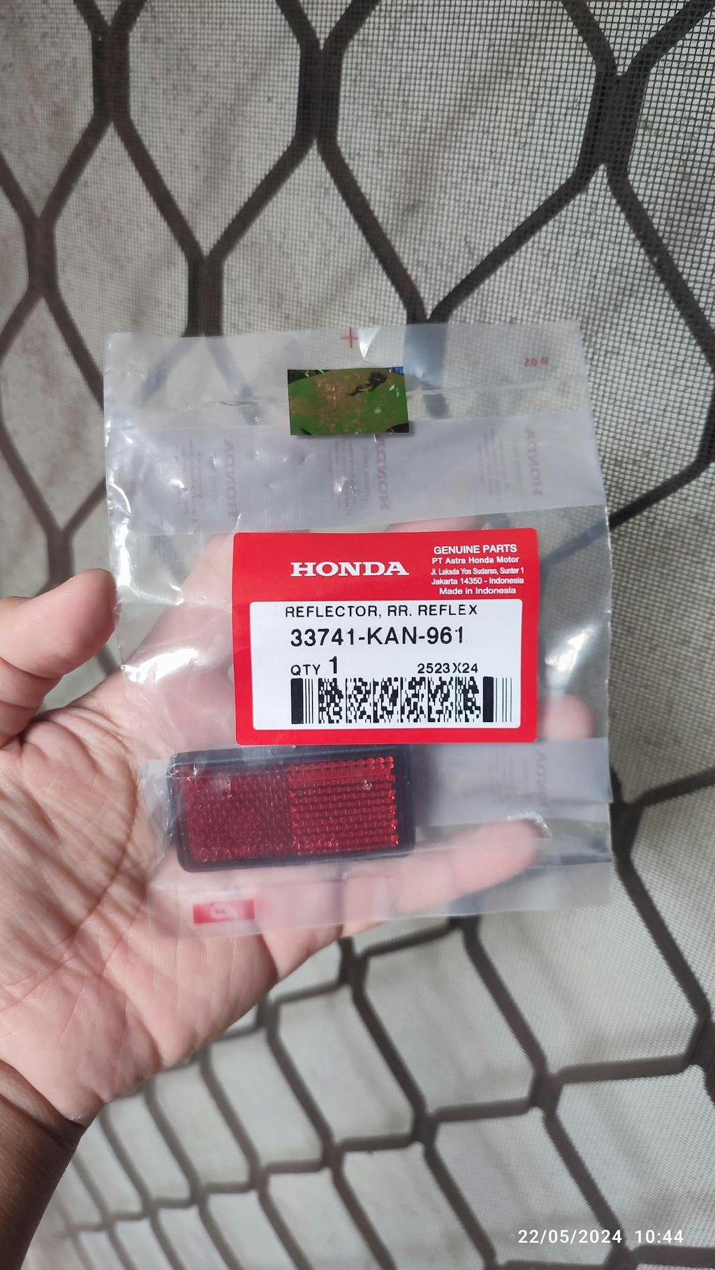 Reflector RR Reflex Honda New Blade, BeAT Sporty eSP, Sonic 150R