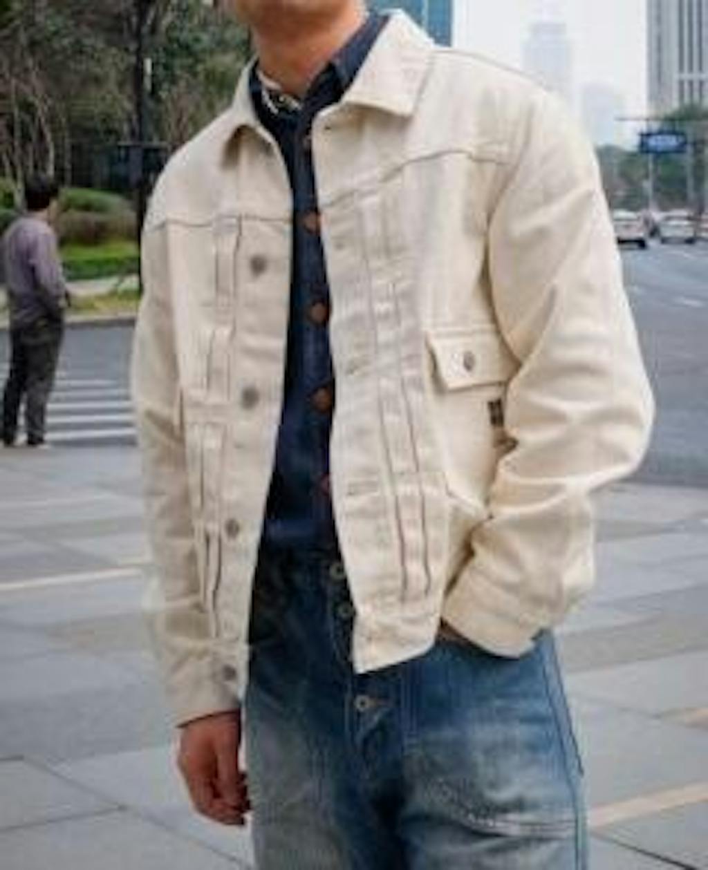 American Second-Generation Denim Washed Men's Coat | Harmony Gallery