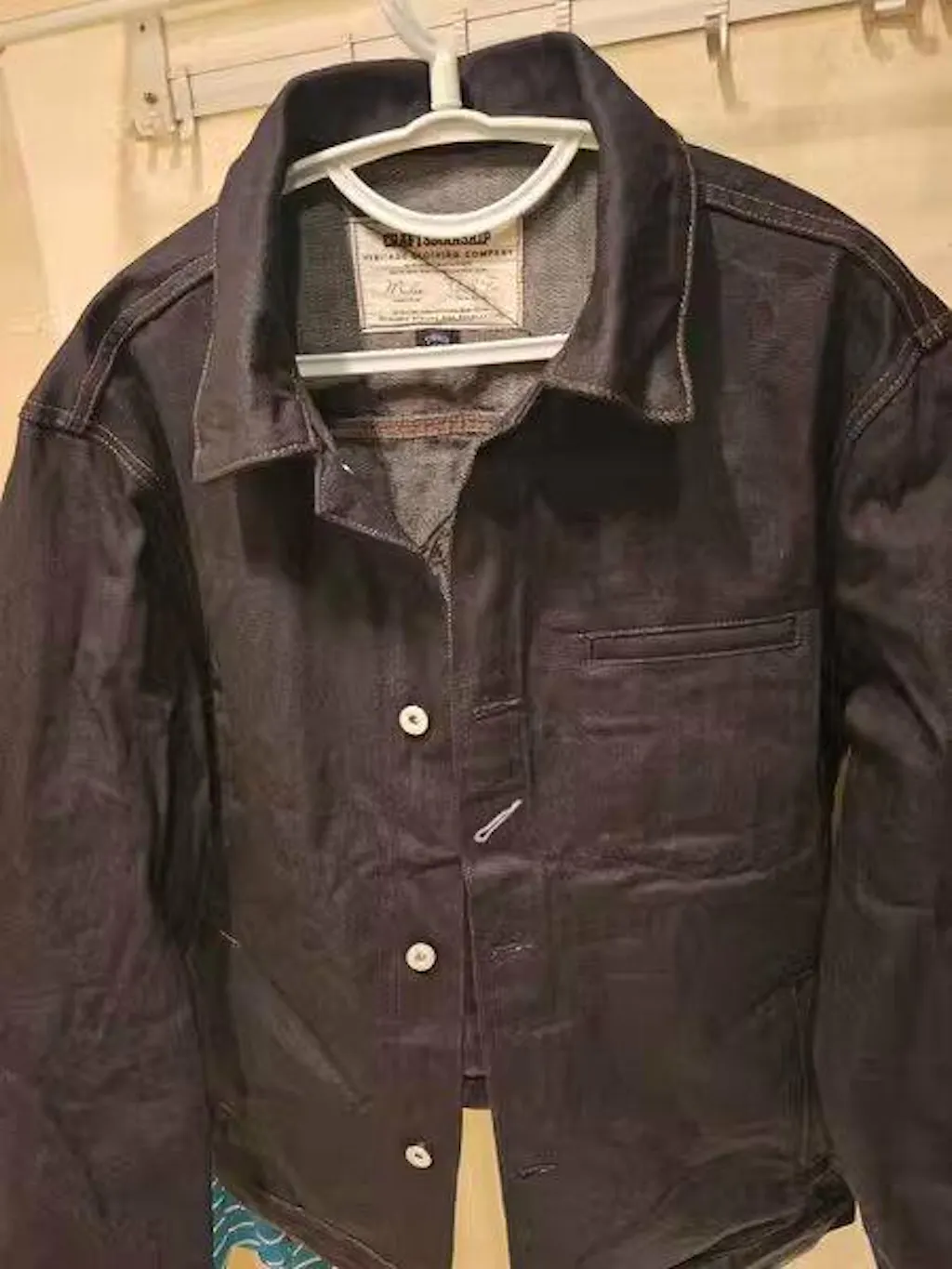American Retro Workwear Heavyweight Denim Men's Jacket | Harmony Gallery