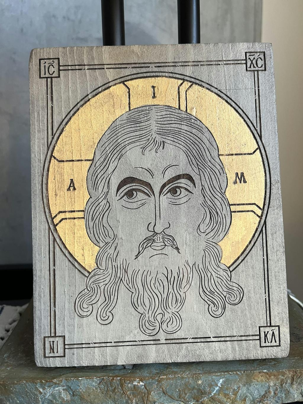 Christ Conquers | Engraved Orthodox Icon – Harmony | Orthodox Icons