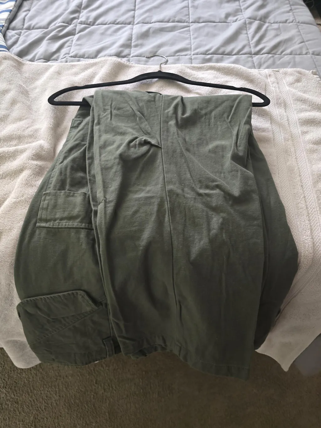 M-65 Black Vintage Military Cargo Fatigue Pants