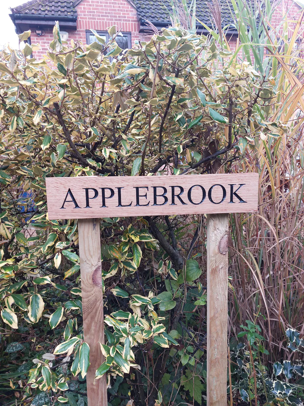 Wooden House Signs - Hartwood Timber