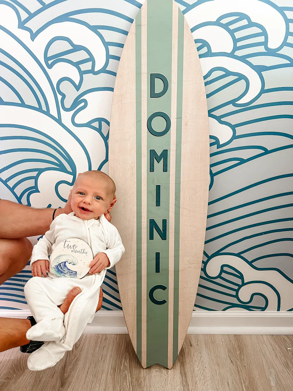 Wooden Surfboard Name Sign | Personalized Surfboard Décor | Party Prop ...