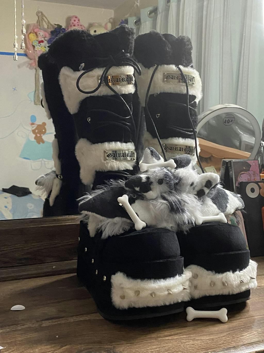 Melting Bones ♡ - Y2K Chunky Boots – Heart of Doll