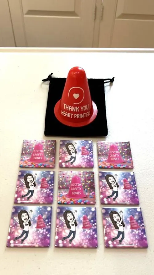 Heart Printed | Hand crafted photo magnets