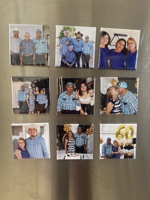 Heart Printed | Hand crafted photo magnets