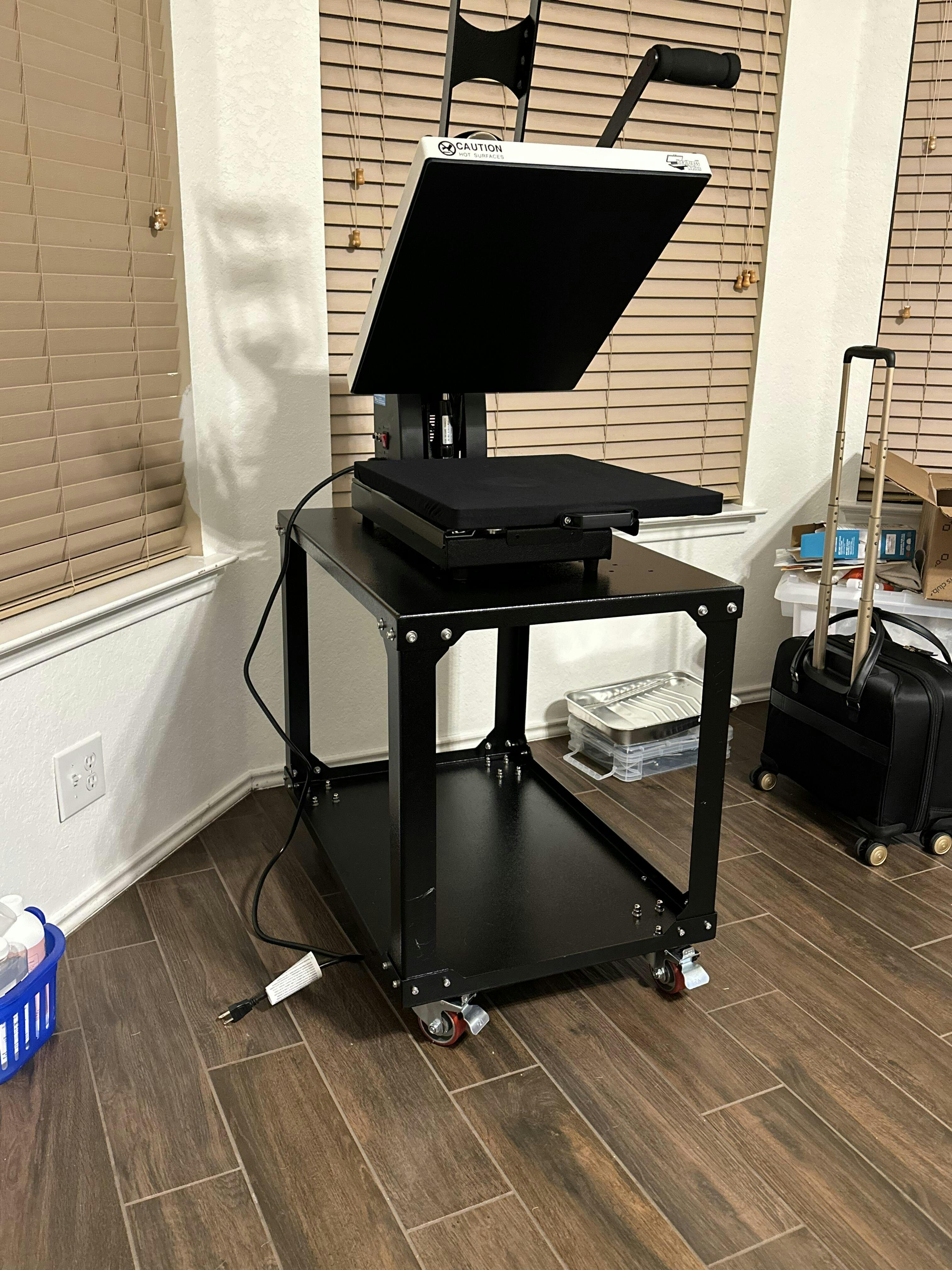 HeatPressNation Universal Heat Press Stand with Wheels