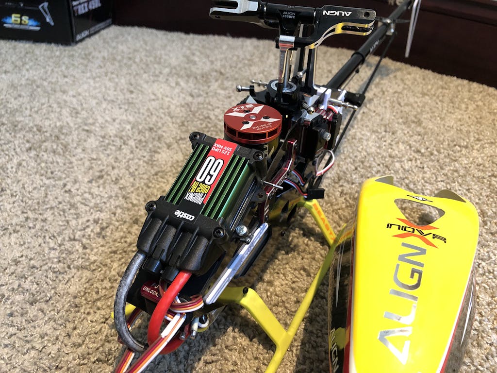 Align T-Rex 450L Dominator Super Combo 6S with new DS450/455 Servos ...