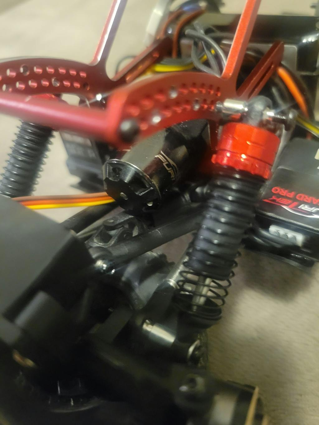 FURITEK BETTLE CARBON FIBER COMP CHASSIS FOR FURITEK FX118 RED VERSION ...