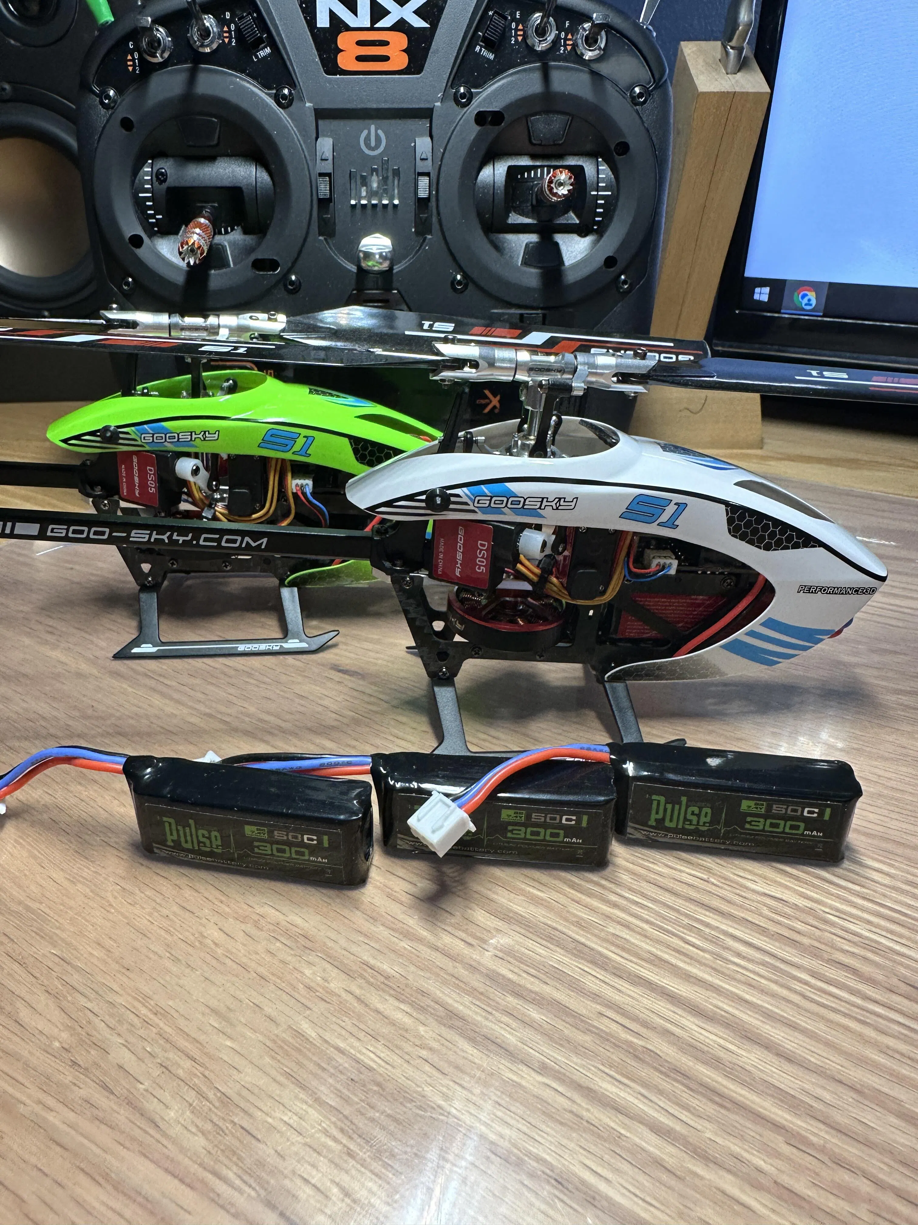 Pulse 300mAh 50C 7.4V 2S Lipo Battery - JST-XH Connector | HeliDirect