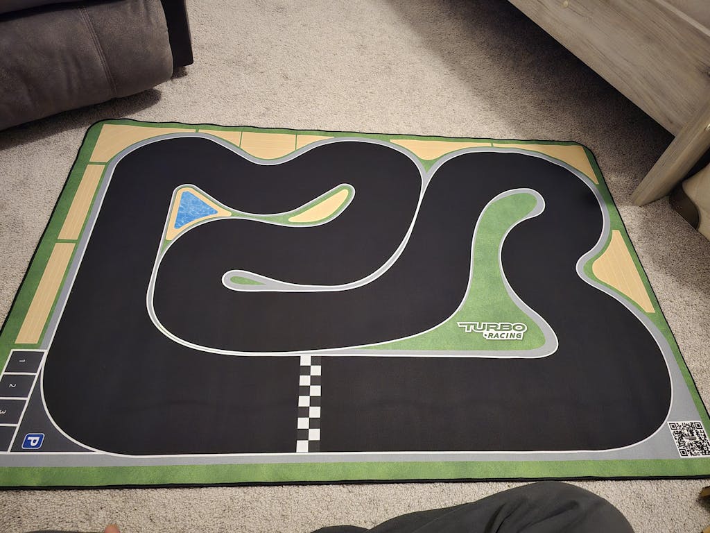 Turbo Racing 1:76 Racing Car track Mat 1200 x 800mm - Fast Layout ...