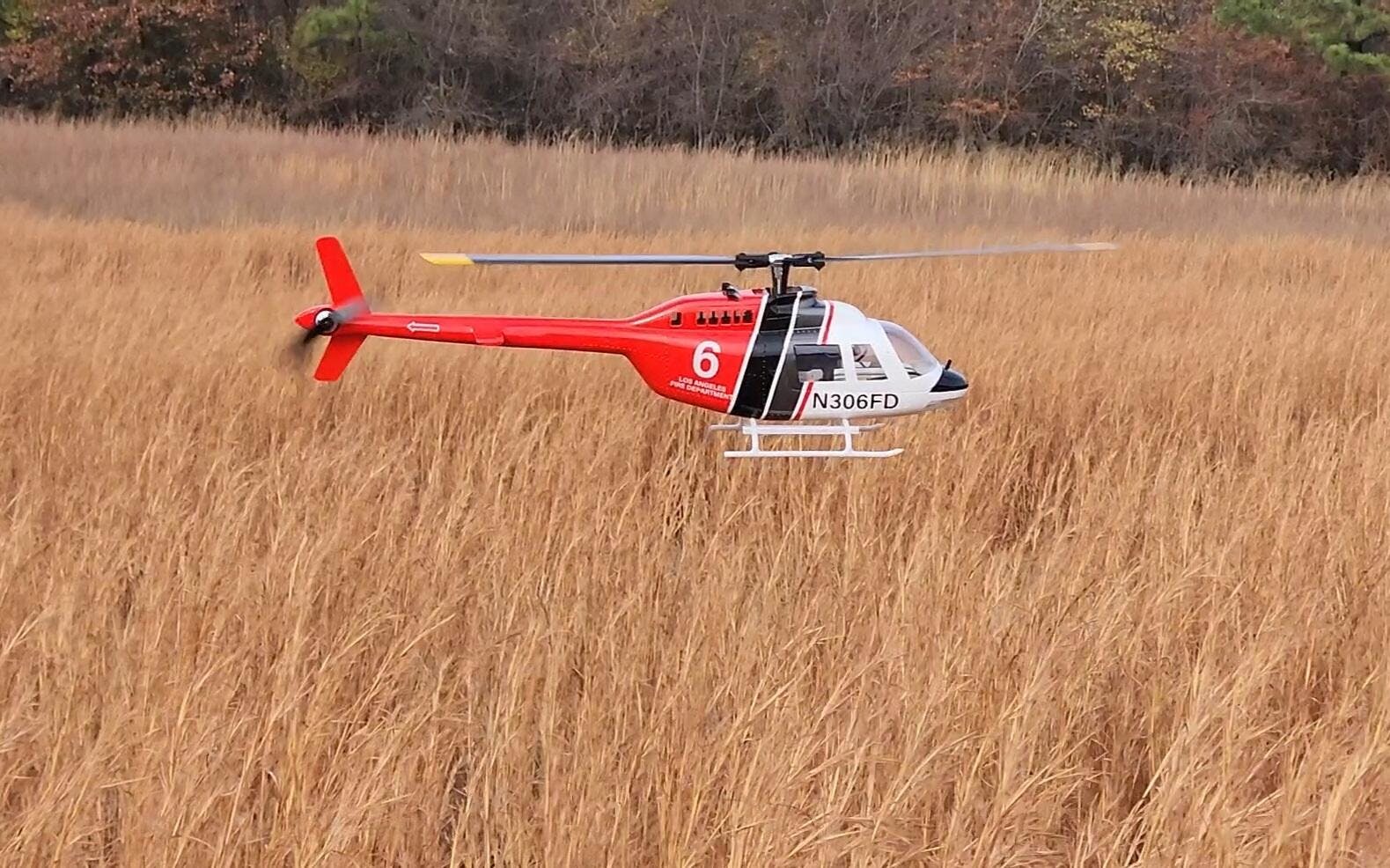 FlyWing BELL-206 V3 Scale Helicopter - RTF | HeliDirect