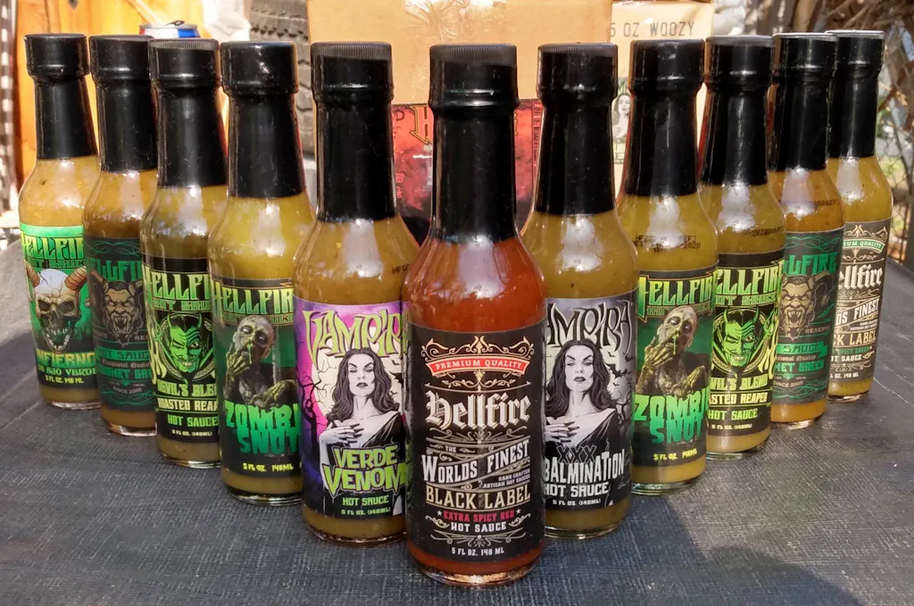 Hell of a Deal "Verde" Our favorite green sauces! Hellfire Hot Sauce ...