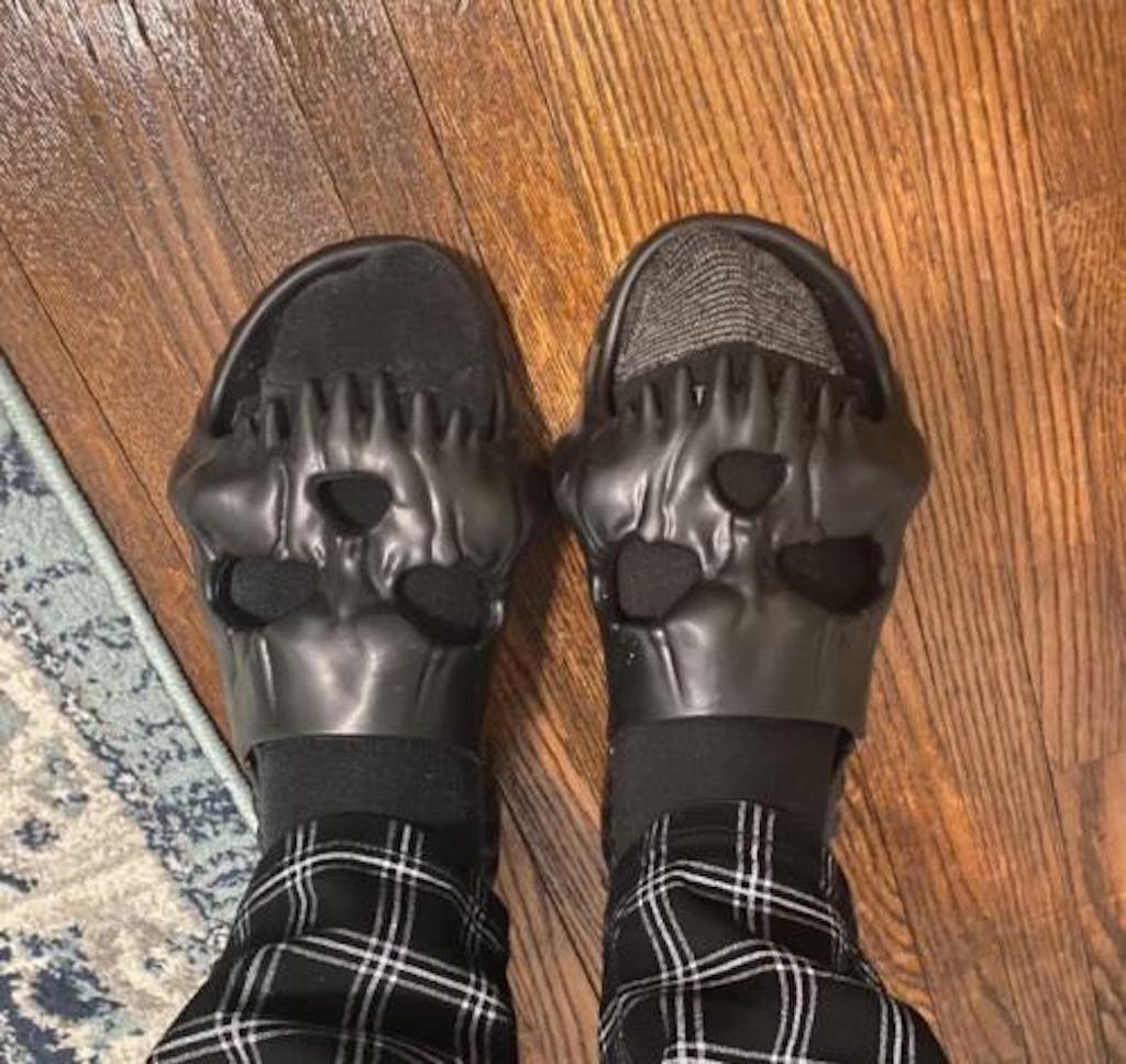 HelloSlippers Skull Slides - the Original Skull Slippers – Hello Slippers