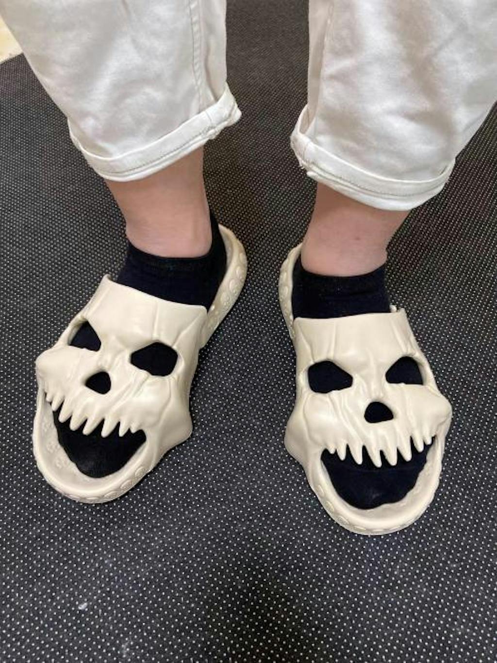 HelloSlippers Skull Slides - the Original Skull Slippers – Hello Slippers