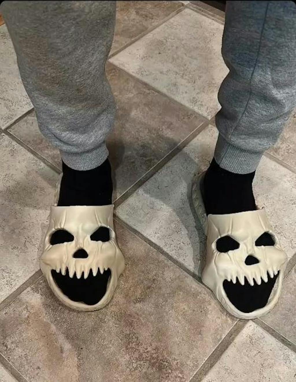 HelloSlippers Skull Slides - the Original Skull Slippers – Hello Slippers