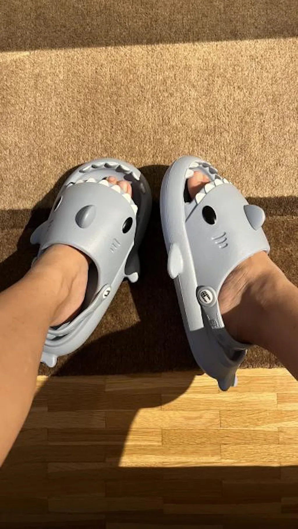 Dual Mode Shark Slides | Fun & Cozy Shark Slippers | HelloSlippers ...