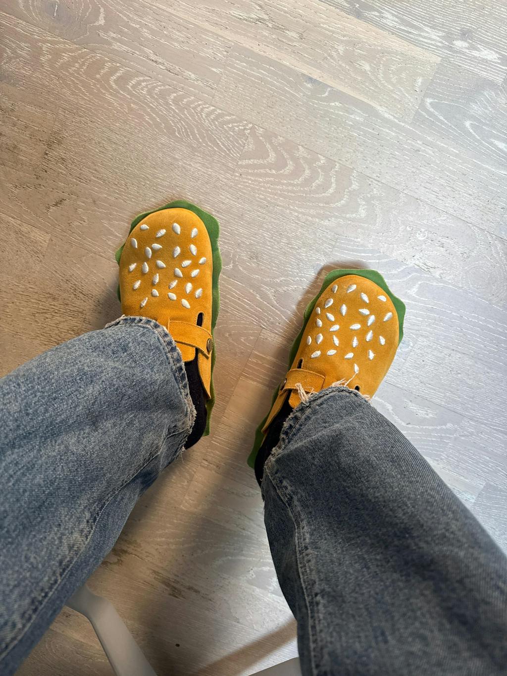 Burger Slippers: Burger-Themed Cork-Soled Mules for Everyday Wear ...