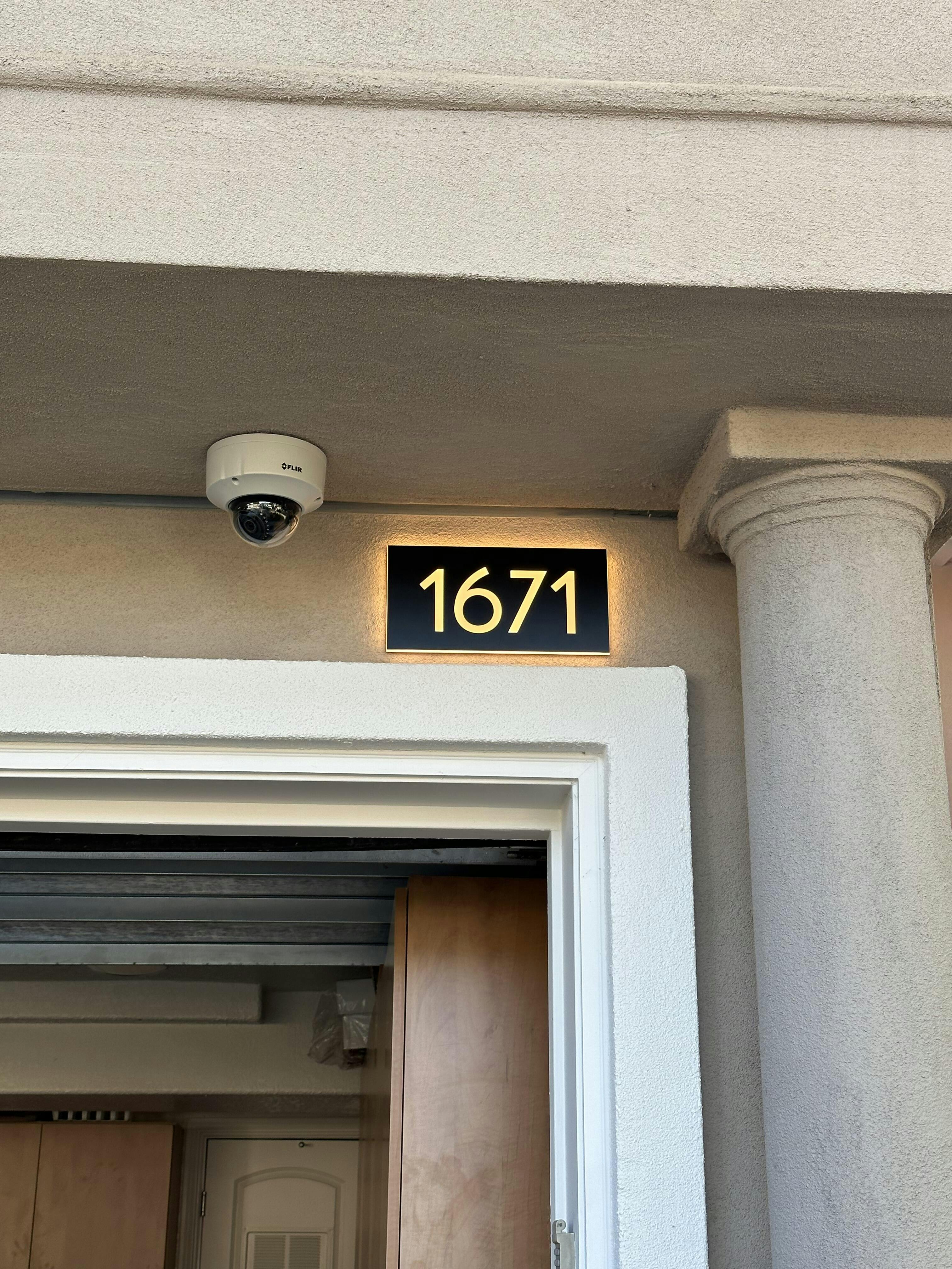 Light up House Numbers Address Number Led Light Box Horizontal Plaque ...