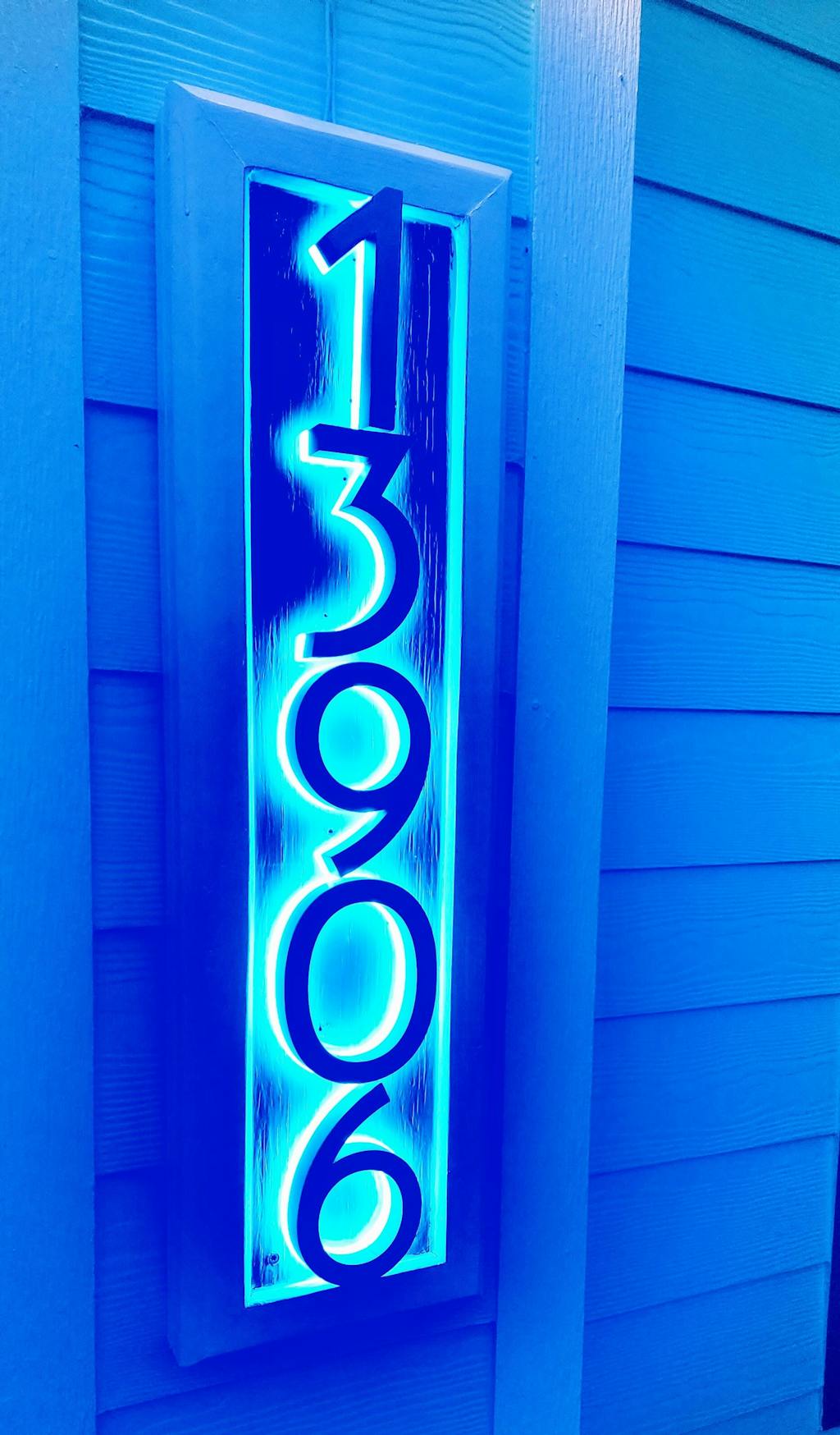 Lighted House Numbers Led Halo Glow Light up Address Numbers for House ...