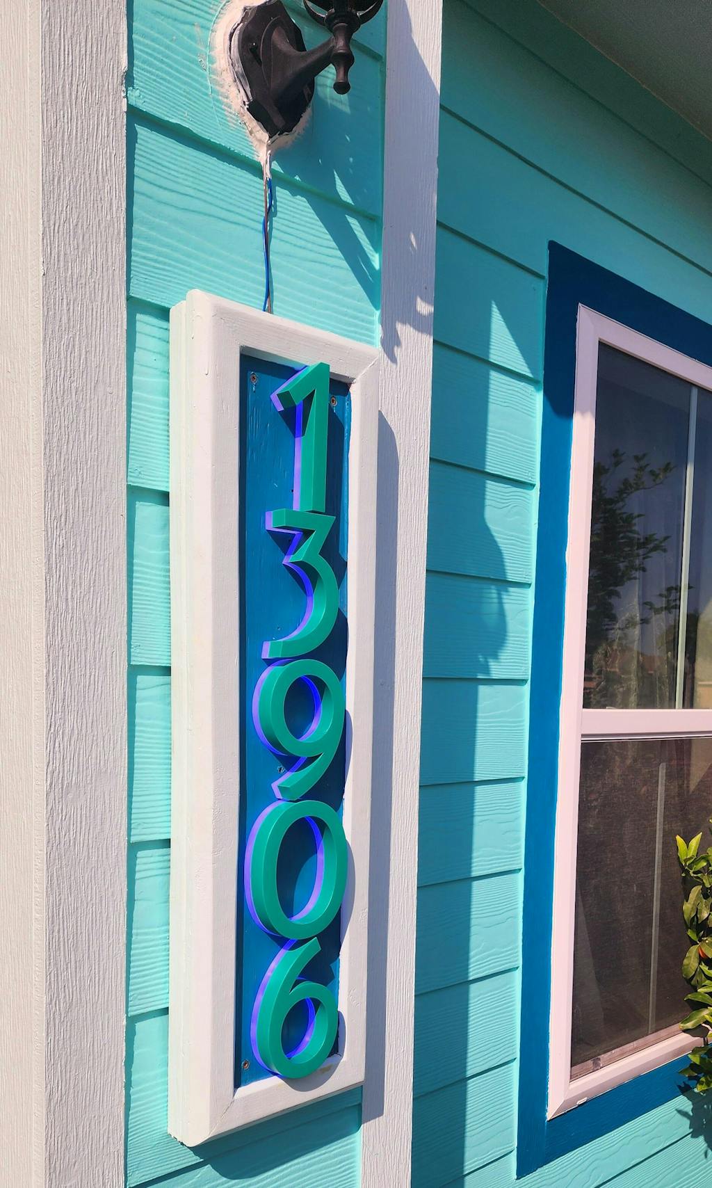 Lighted House Numbers Led Halo Glow Light up Address Numbers for House ...