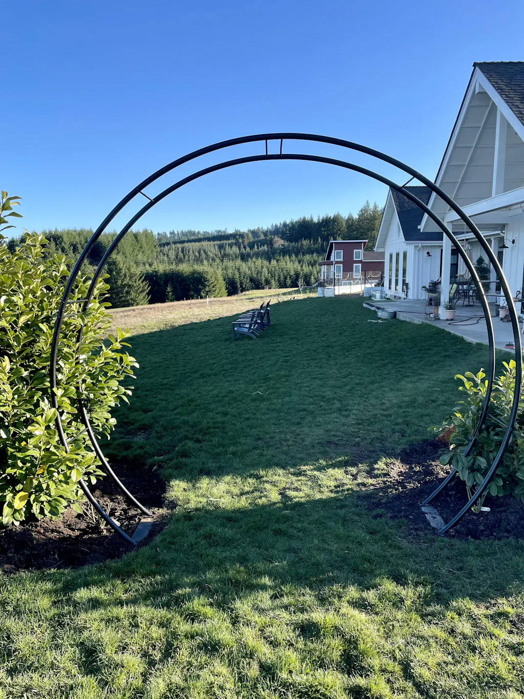 Moon Gate Arch | 2MM Tubular Steel | Henderson Garden Supply