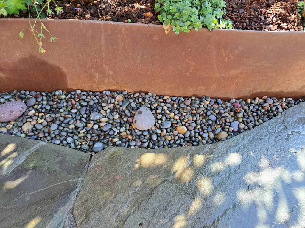 9.5" Height Flexible Weathering Steel Edging - Henderson Garden Supply