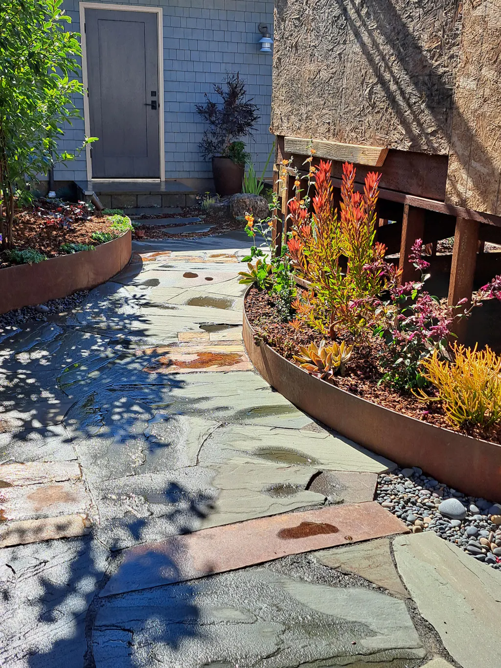 9.5" Height Flexible Weathering Steel Edging - Henderson Garden Supply