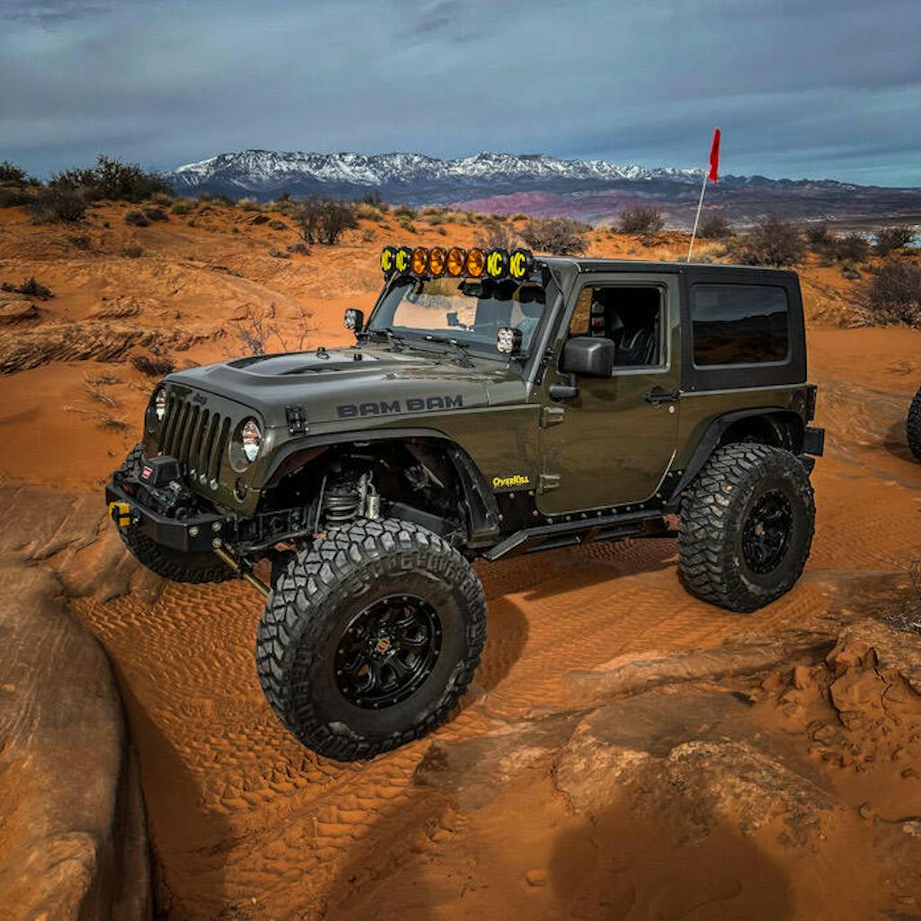 Jeep JKU/JLU rock sliders - Hepta MFG