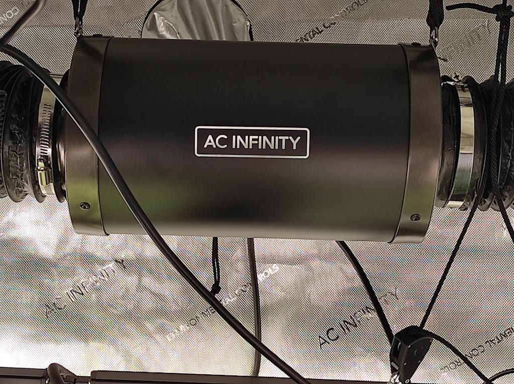 AC Infinity, Inline Duct Fan Silencer, 4-INCH | Herbal House NZ