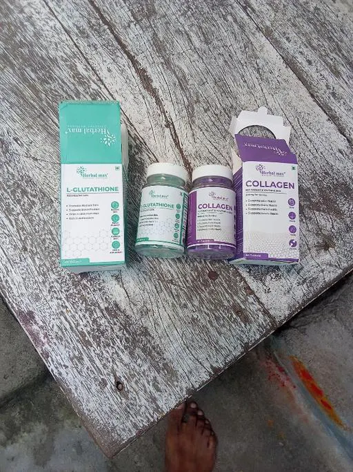 Herbalmax L-Glutathione And Collagen Supplement With Antioxidants ...