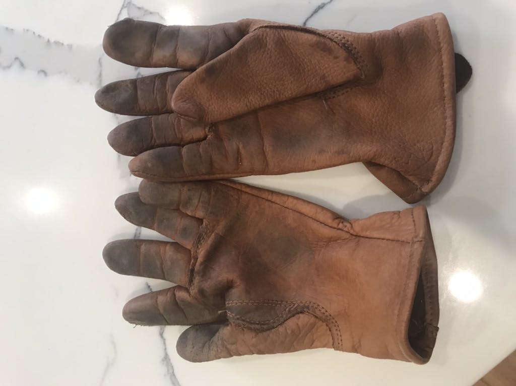 American Made Bison Leather Work Gloves — Herd Wear Retail Store