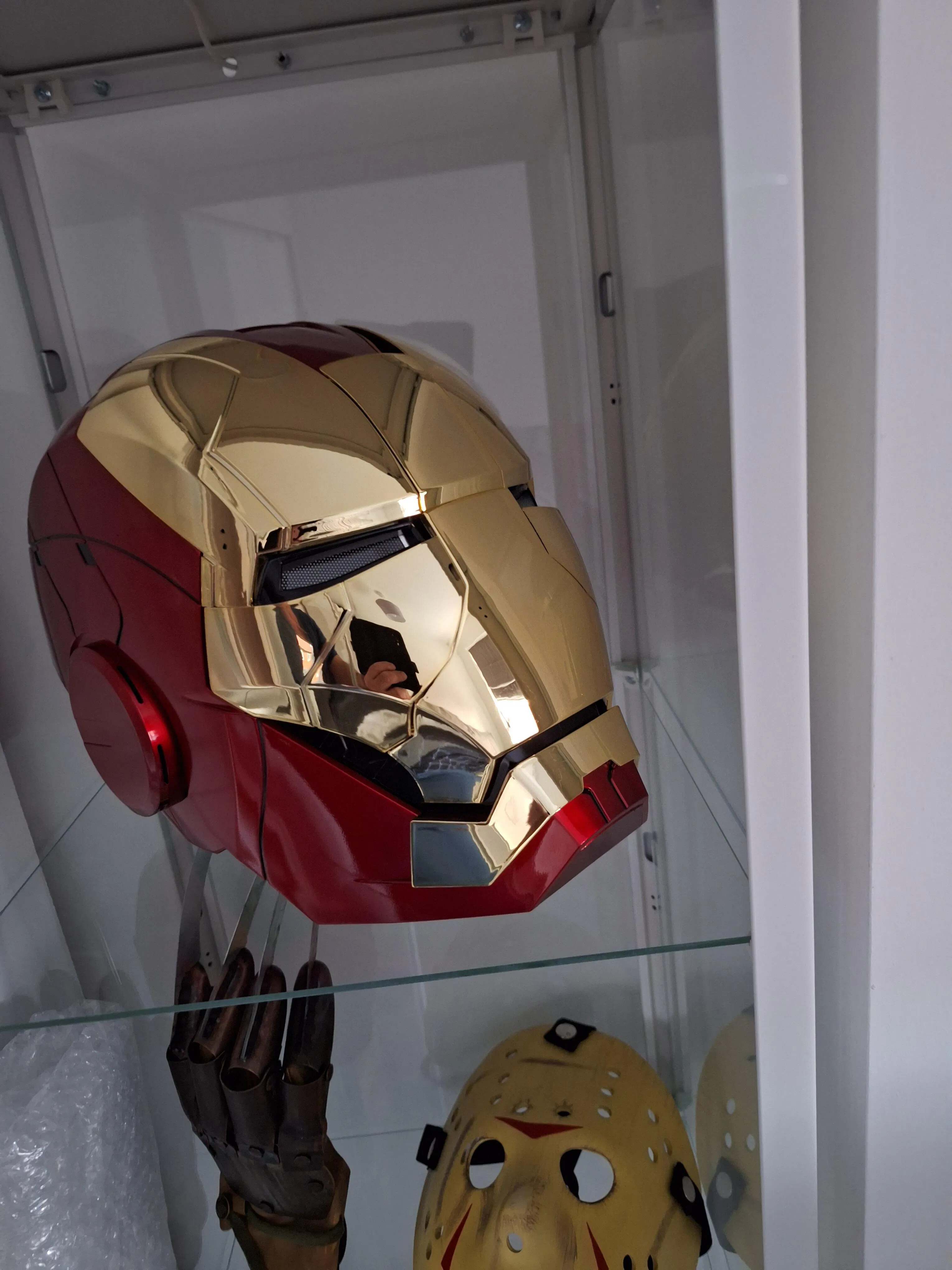 Iron Man MK5 Helmet Gold Edition with Voice Activation – HeroHaven