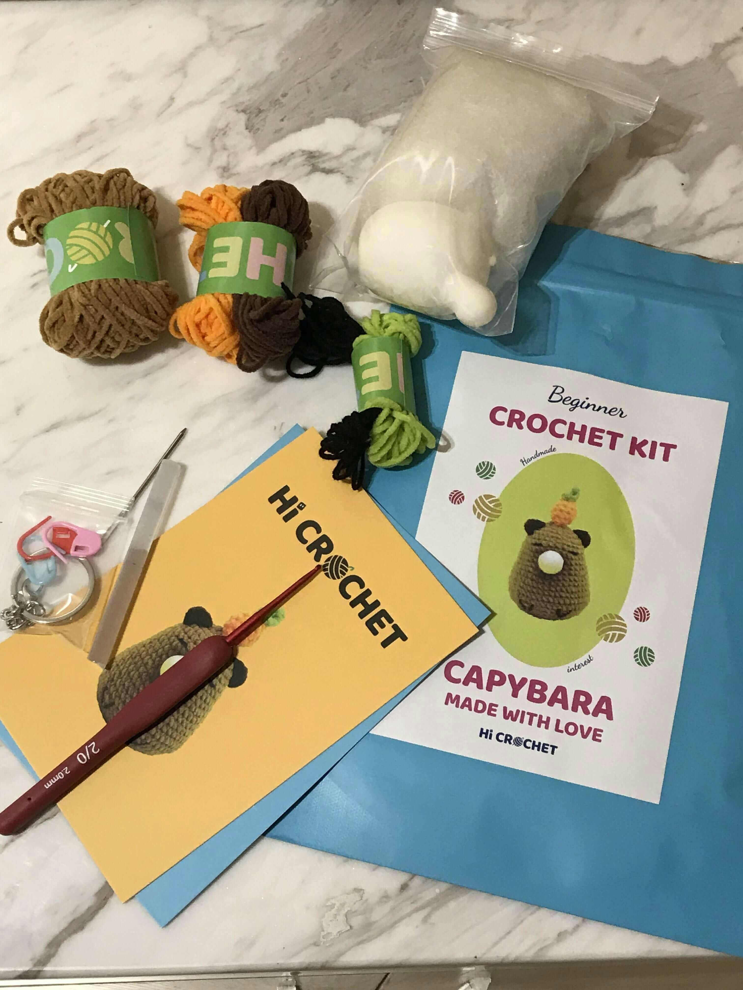 Press Bubble Animals Crochet Kit