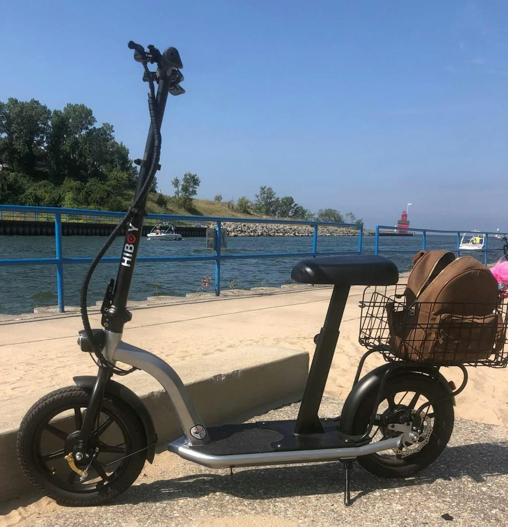 Hiboy ECOM 14 Electric Scooter with Seat and Basket for Adults | Hiboy