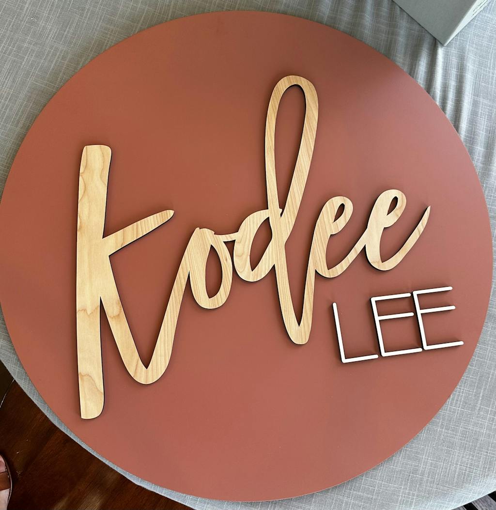 Round Name Signs – Page 2 – Hickory Hollow Designs